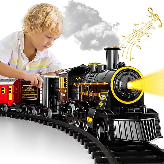 Rynx | TrackMaster Pro - Battery-operated electric train set with real
