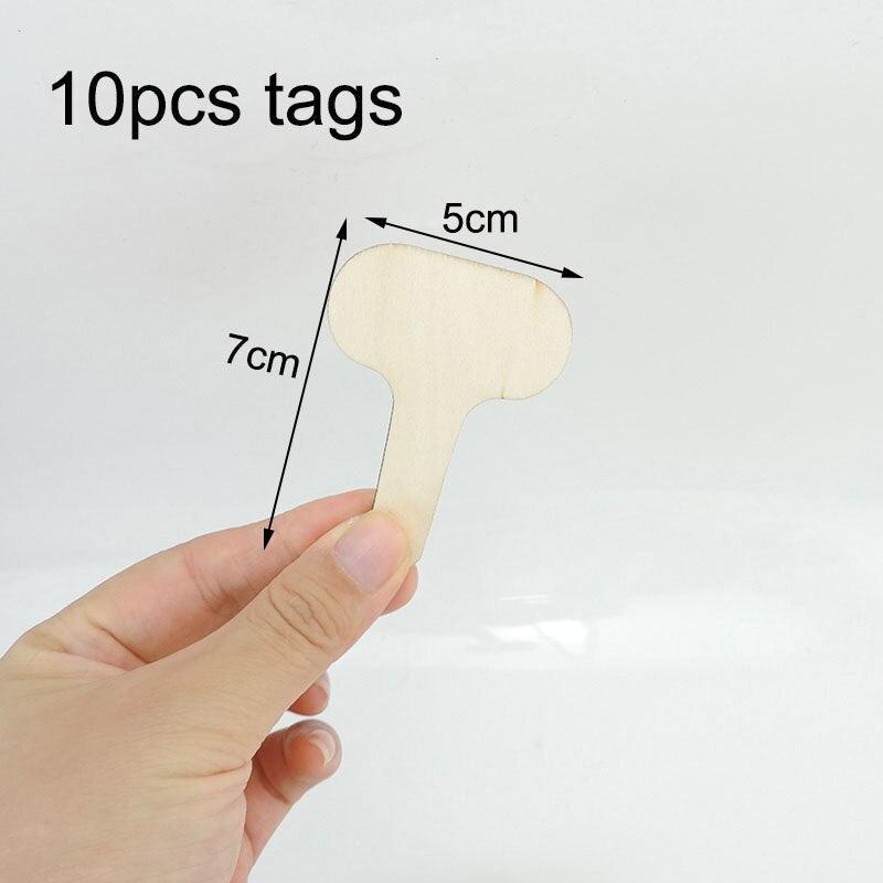 Rynx | Eco-conscious Wooden Plant Label Set - 10 Reusable Labels with