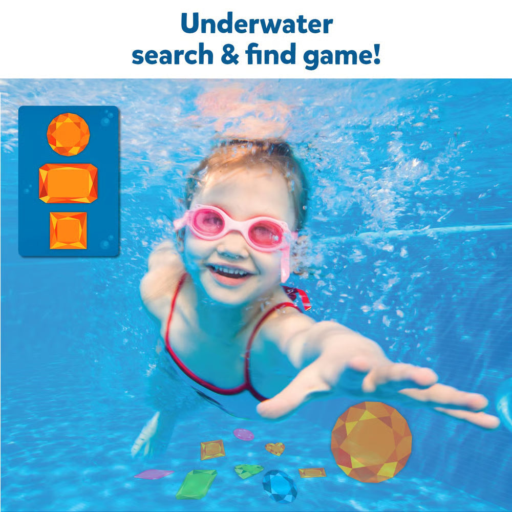 Rynx | Underwater Pool Treasure Hunt game with waterproof gems and car